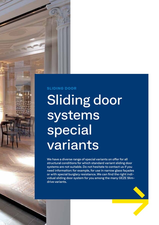 Geze - automatic sliding doors | PDF