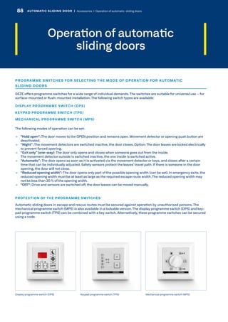 Geze - automatic sliding doors | PDF