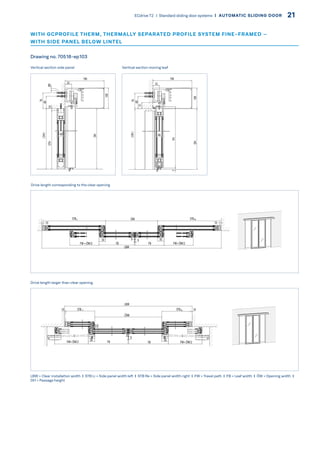 Automatic Doors Drawings