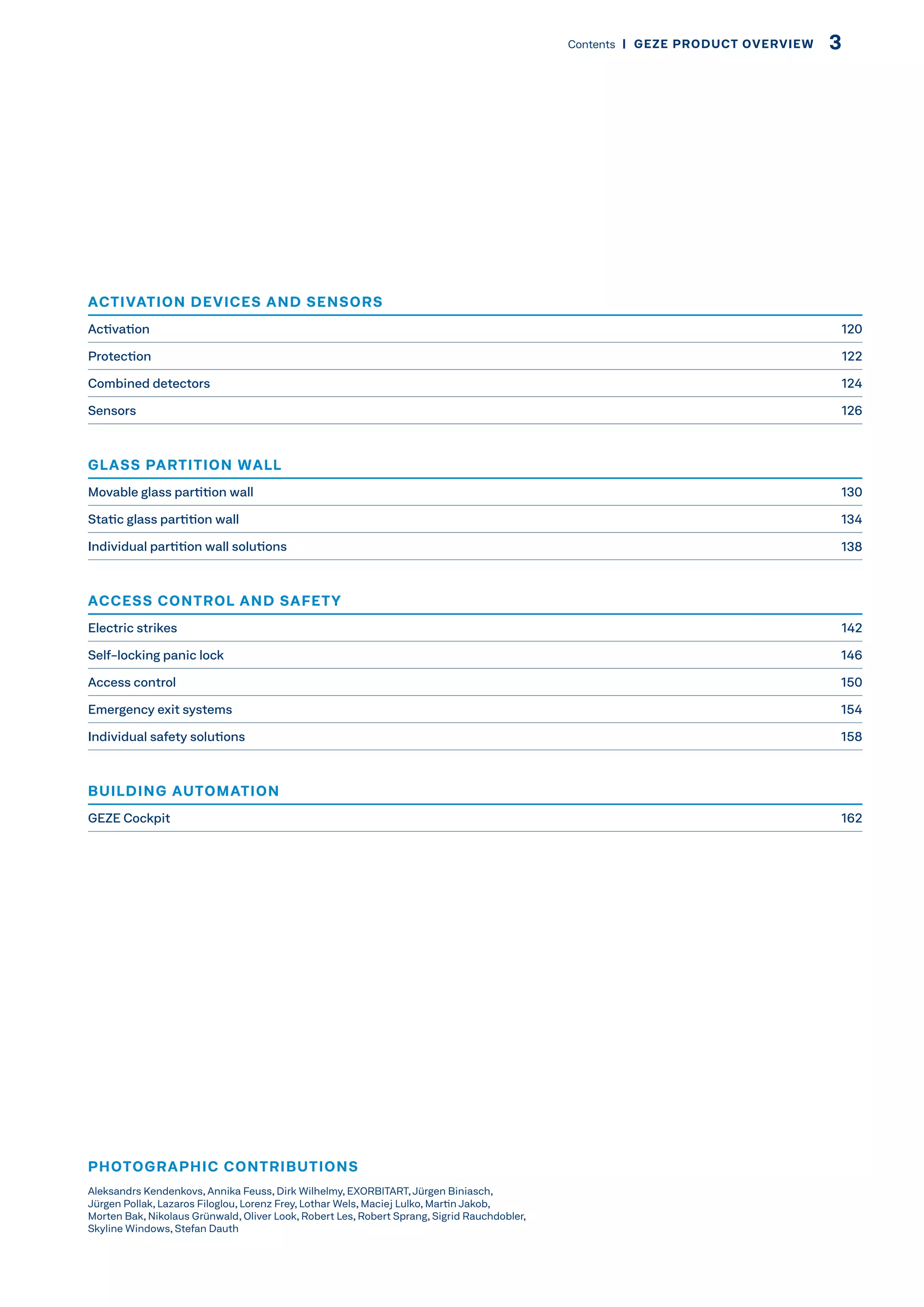 Geze brochure product overview | PDF