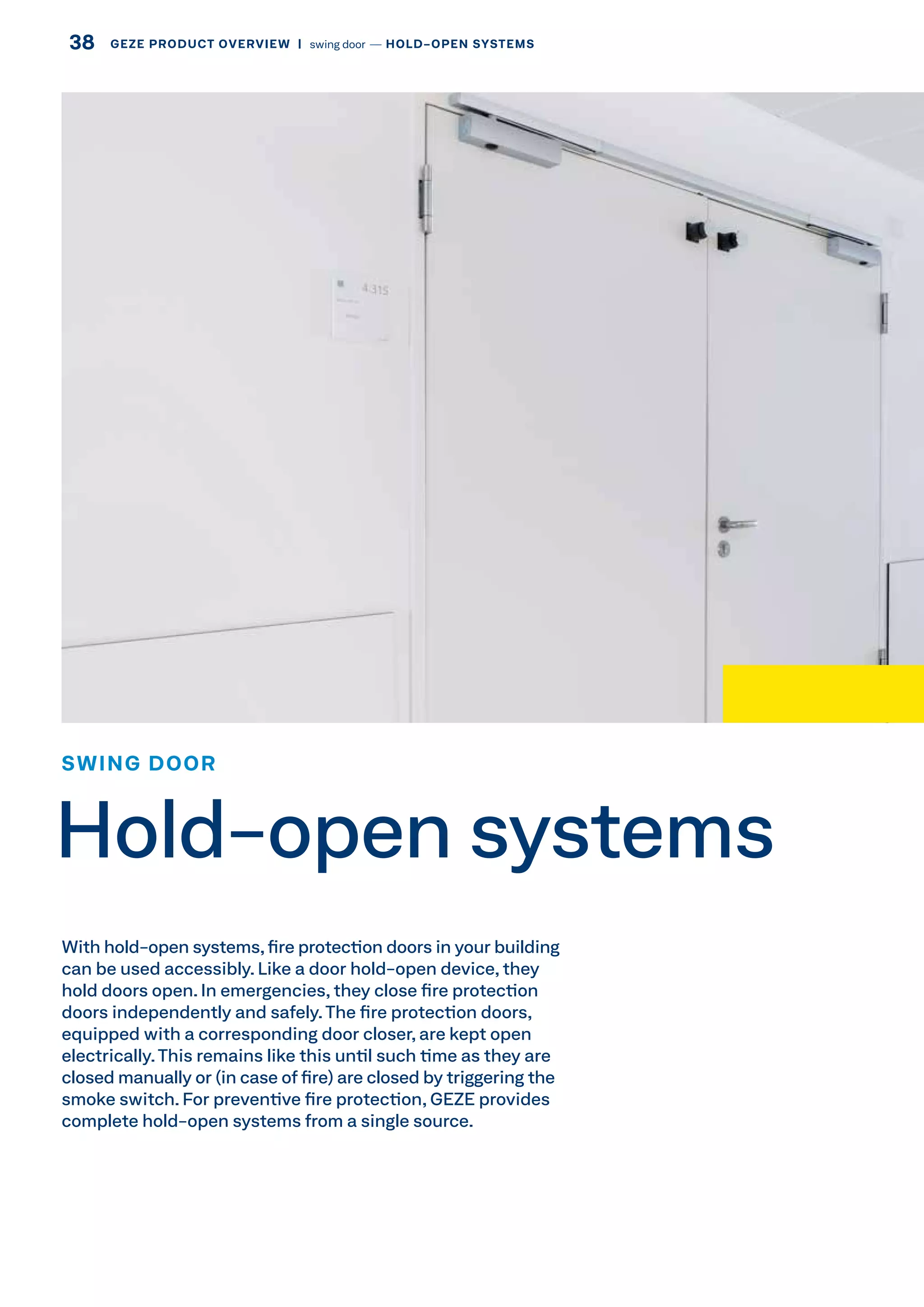 Geze brochure product overview | PDF