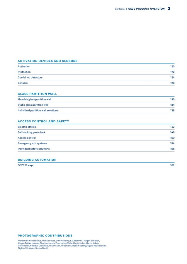 Geze brochure product overview | PDF