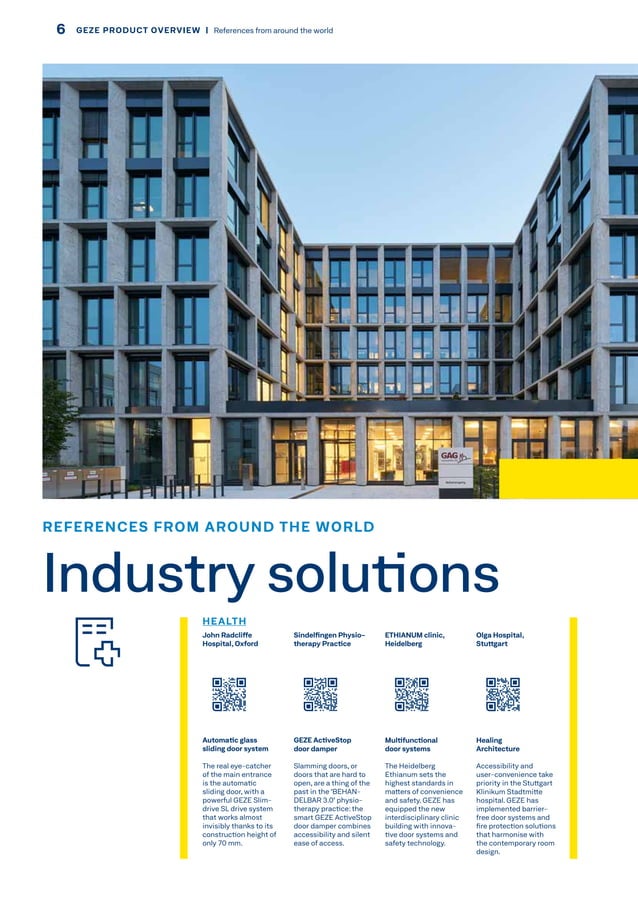 Geze brochure product overview | PDF