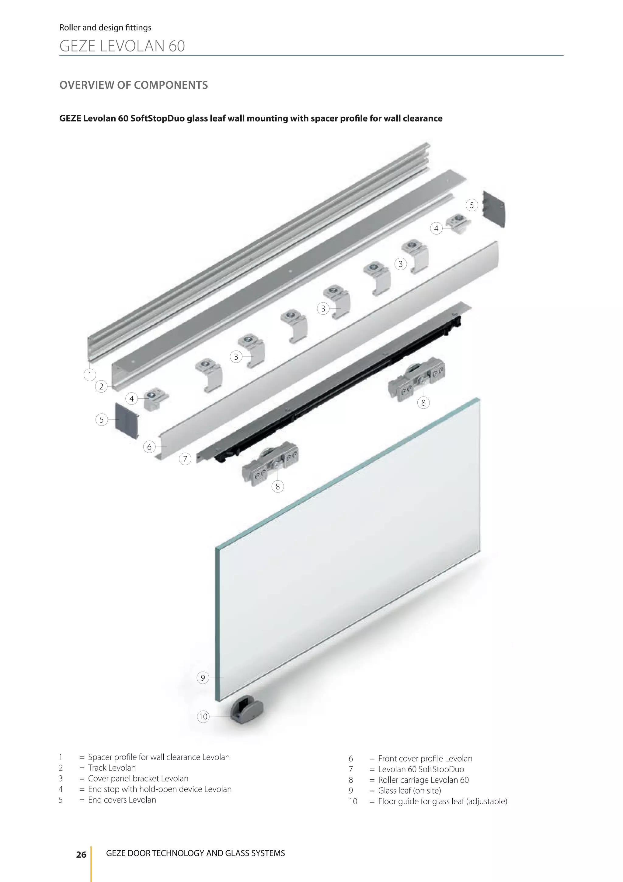 Geze sliding fitting systems | PDF
