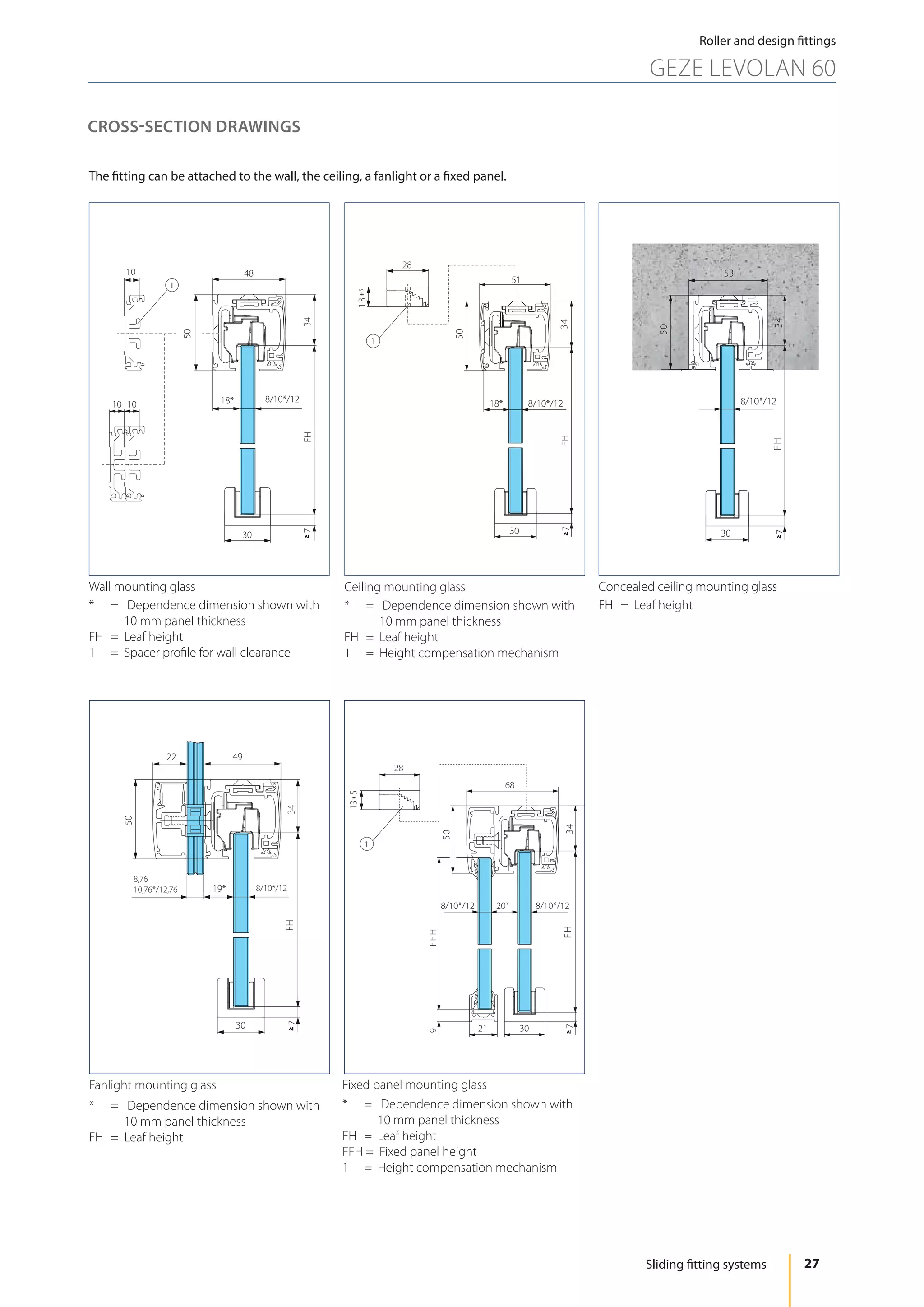 Geze sliding fitting systems | PDF