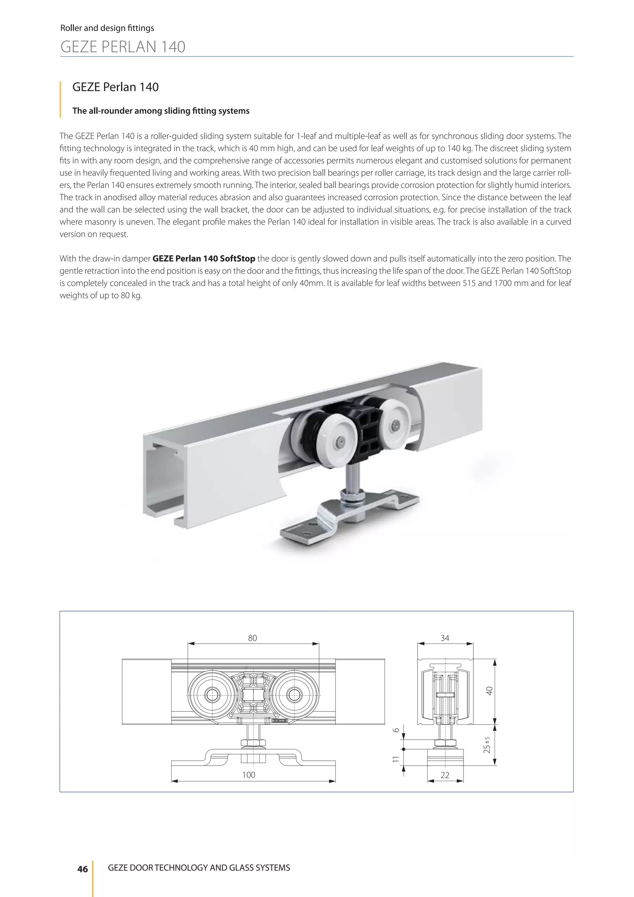 Geze sliding fitting systems | PDF