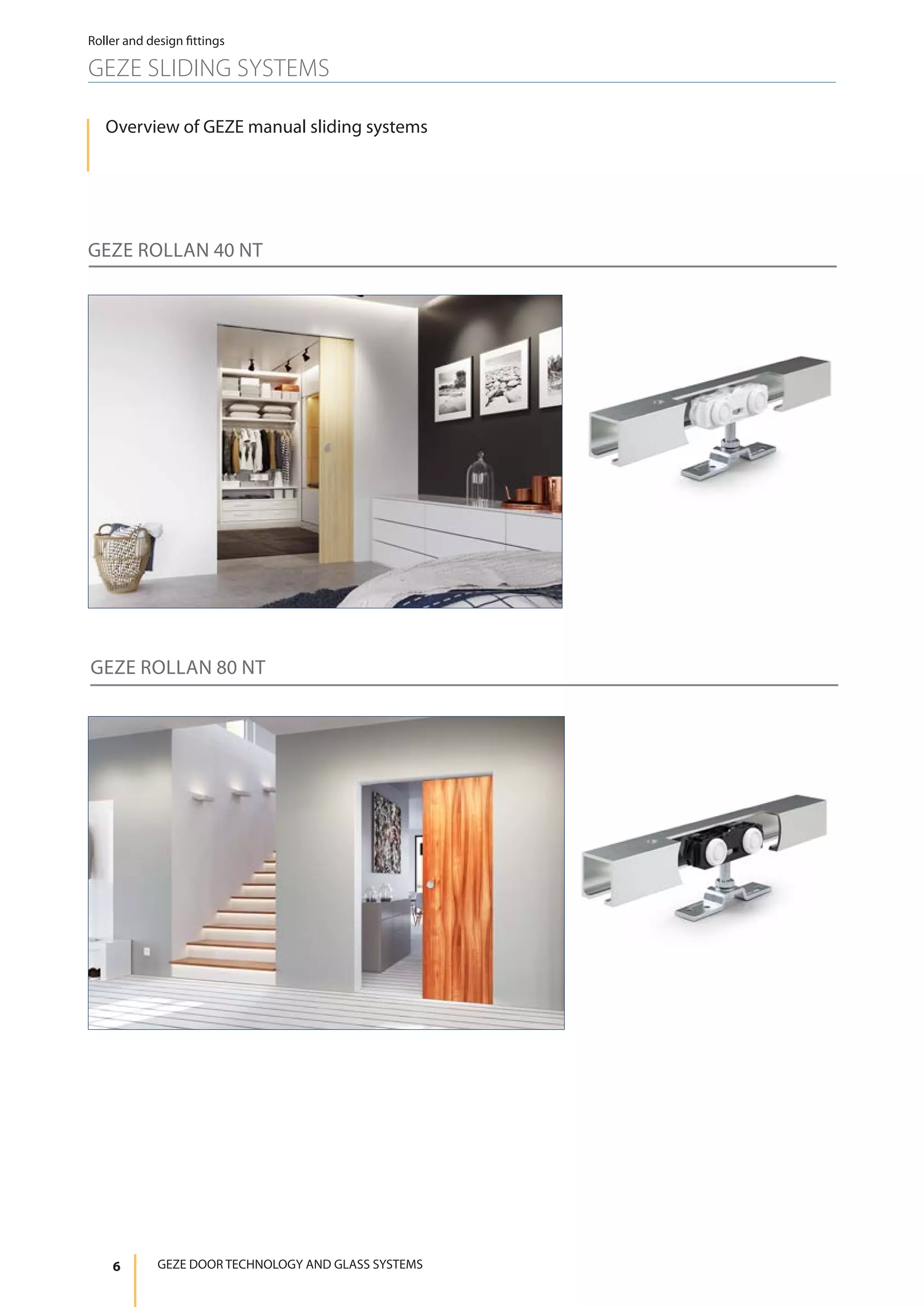 Geze sliding fitting systems | PDF