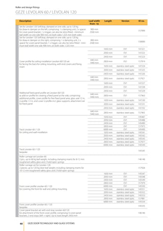 Geze sliding fitting systems | PDF