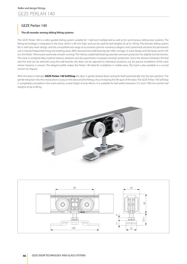 Geze sliding fitting systems | PDF