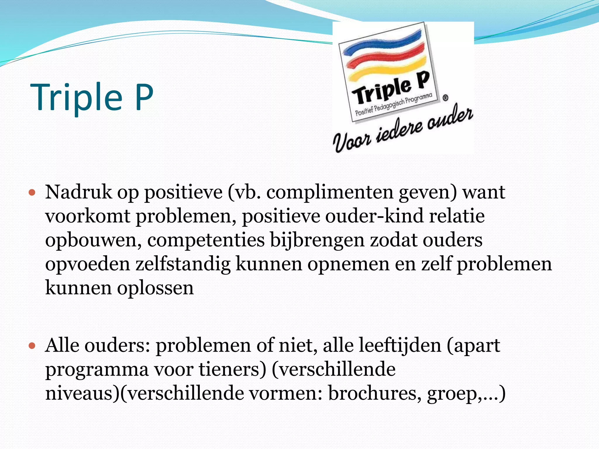 Gezinso triple, practice en evidence | PPT