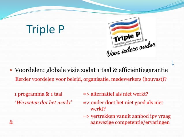 Gezinso triple, practice en evidence | PPT