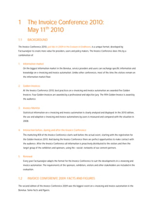 Dutch Invoice Conference 2010 | PDF