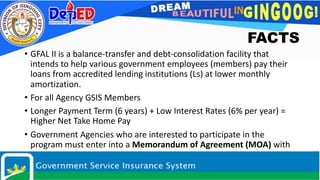 GSIS Financial Assistance Loan II | PDF