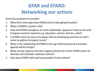 GFAR evolution and GCARD 3: Implications for governance | PPT