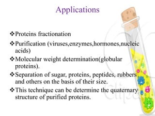 (Gel Filtration Chromatography)GFC | PPTX