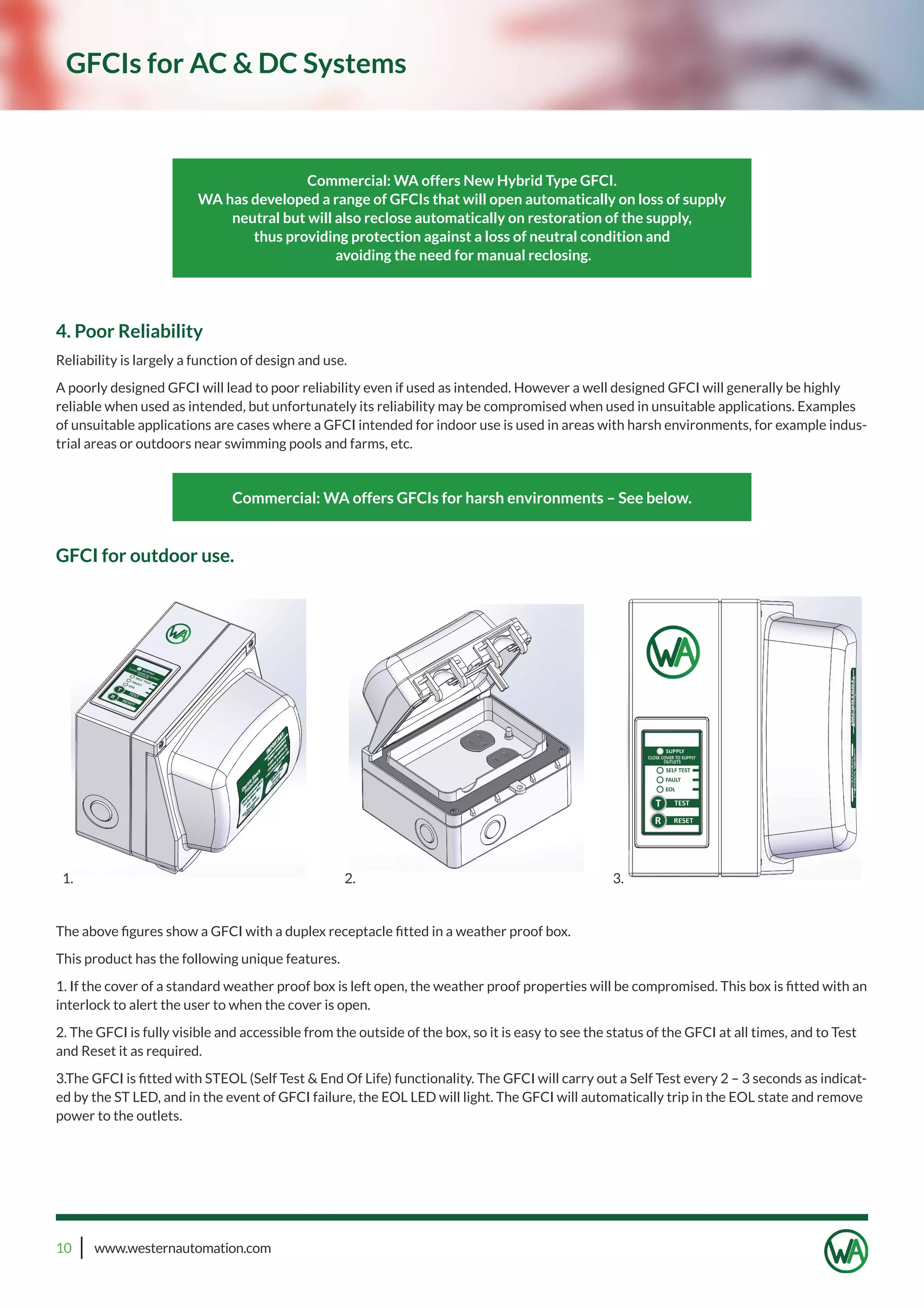 Ground Fault Circuit Interrupters (GFCIs) for AC & DC Systems | PDF