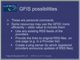 GFDC and GFIS | PPT