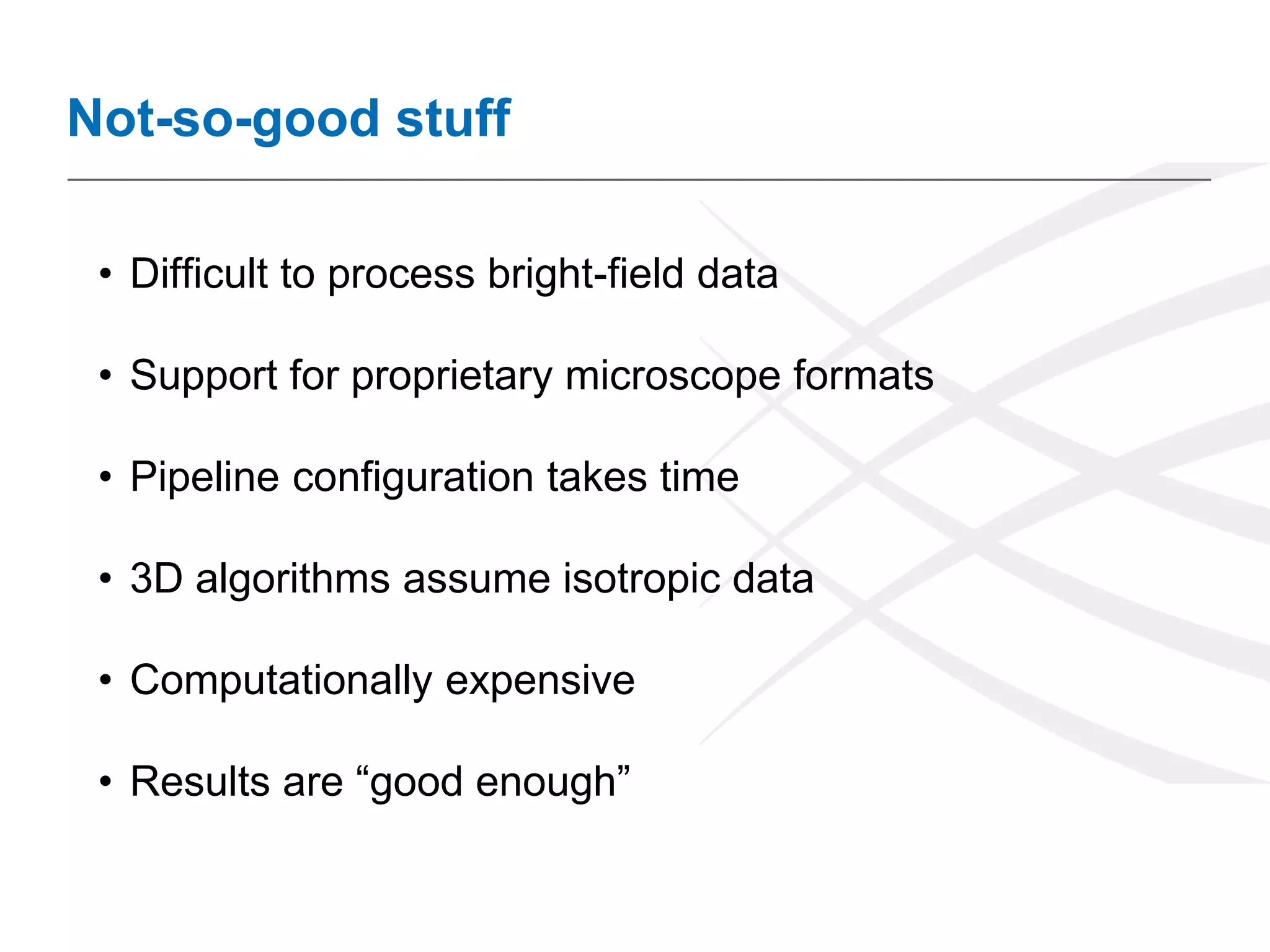 Developing high content image analysis software for biologists | PPT