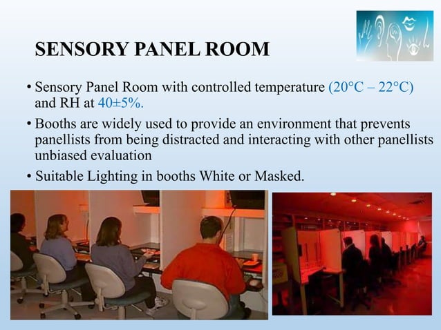 sensory evaluation and requirements, and importance in food industry | PPTX
