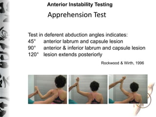 Chengdu instability clinical examination | PPTX