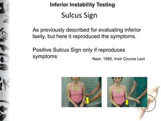 Chengdu instability clinical examination | PPTX