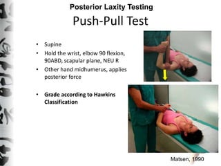 Chengdu instability clinical examination | PPT
