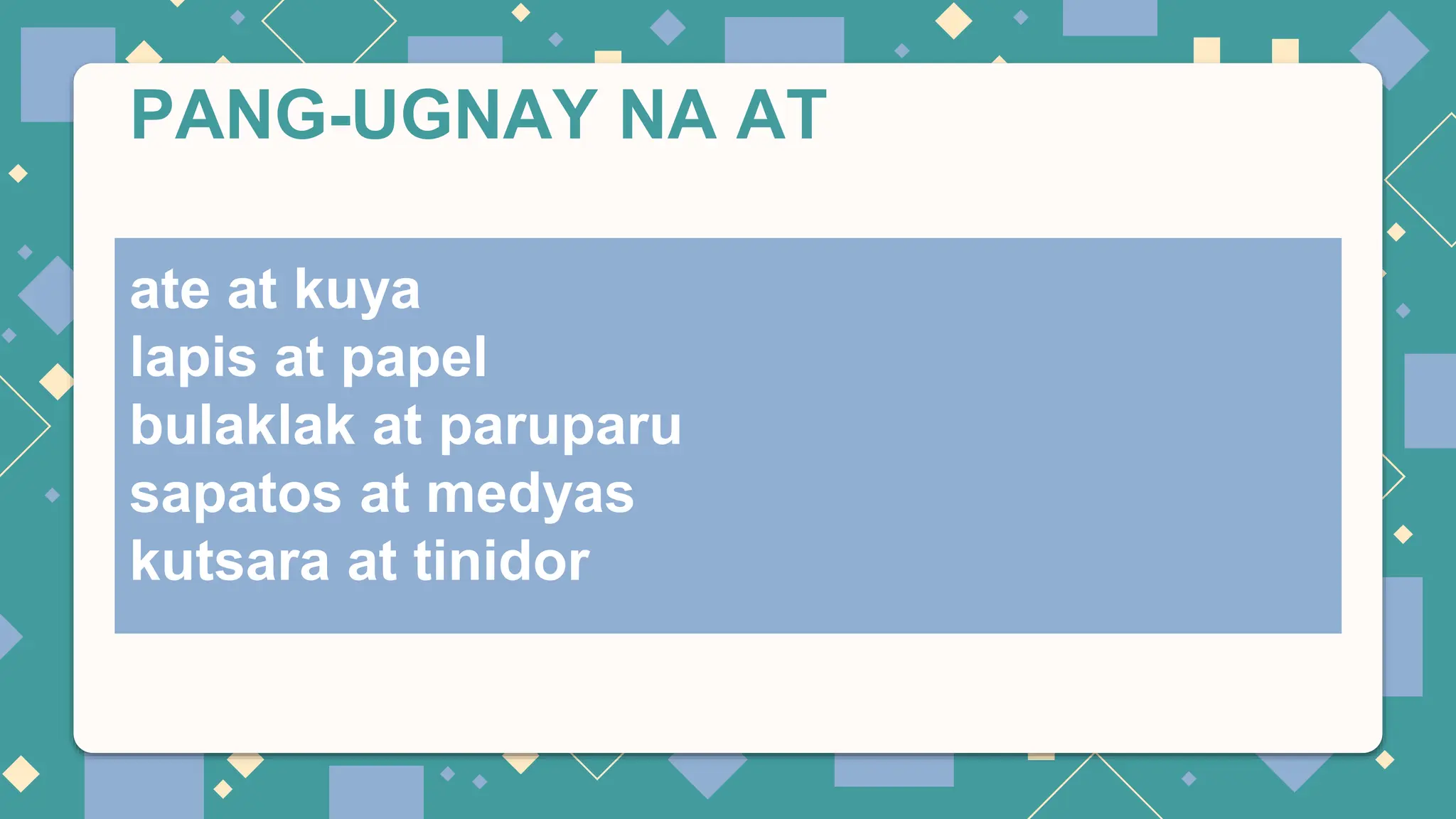 Filipino 2 Quarter 3- Mga Pang-ugnay PPT | PPTX