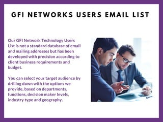 Gfi networks users email list | PPT