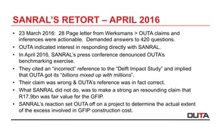 Gauteng Freeway Improvement Plan (GFIP) Costs | PDF