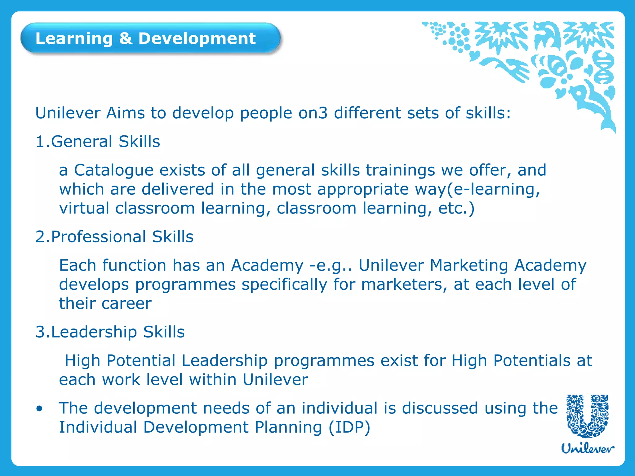 Unilever Talent Acquisition & Retention | PPTX