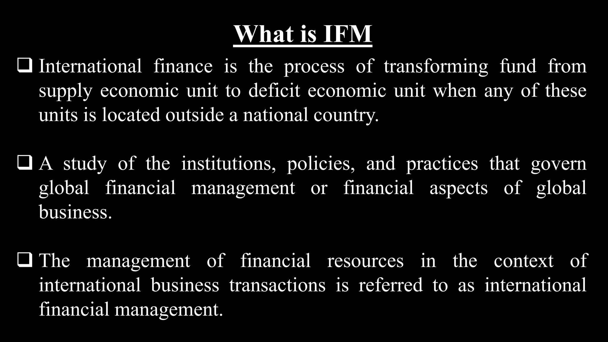 Global financial management, international financial management | PPTX ...