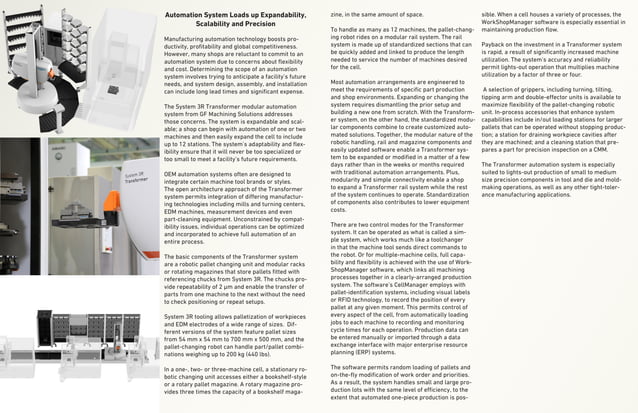 GFMS - Automation - Scalability | PDF