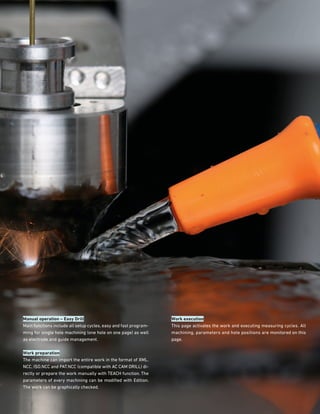 GF Machining Solutions - Agie Charmilles Drill 300 Series - Hole Drilling EDM | PDF