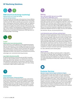 GF Machining Solutions - Agie Charmilles Drill 300 Series - Hole Drilling EDM | PDF