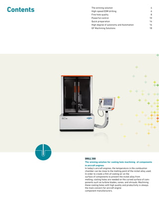 GF Machining Solutions - Agie Charmilles Drill 300 Series - Hole Drilling EDM | PDF