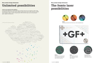 GF Machining Solutions - AgieCharmilles Laser Texturing - Model P400 | PDF