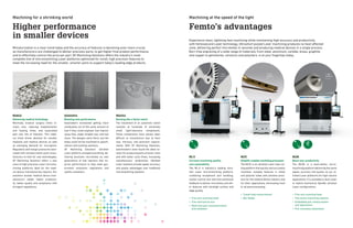 GF Machining Solutions - Microlution - Model ML5 | PDF | Manufacturing Industry | Industries