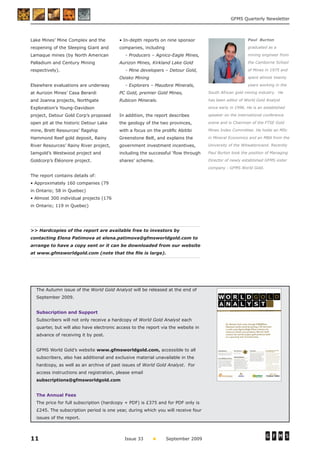 Gfms News Issue 33 | PDF