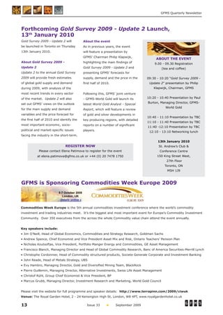 Gfms News Issue 33 | PDF