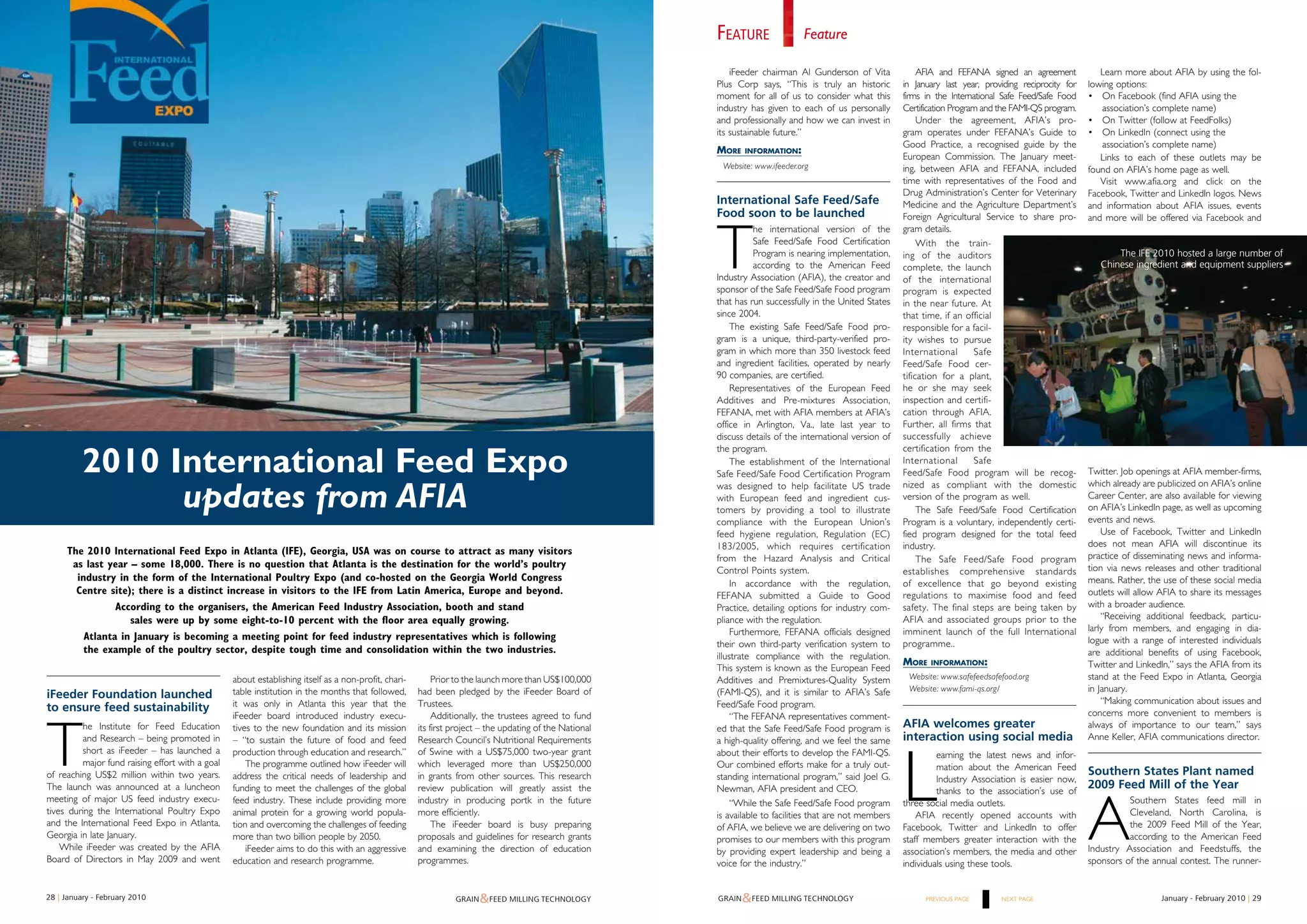 2010 International Feed Expo - updates from AFIA | PPT