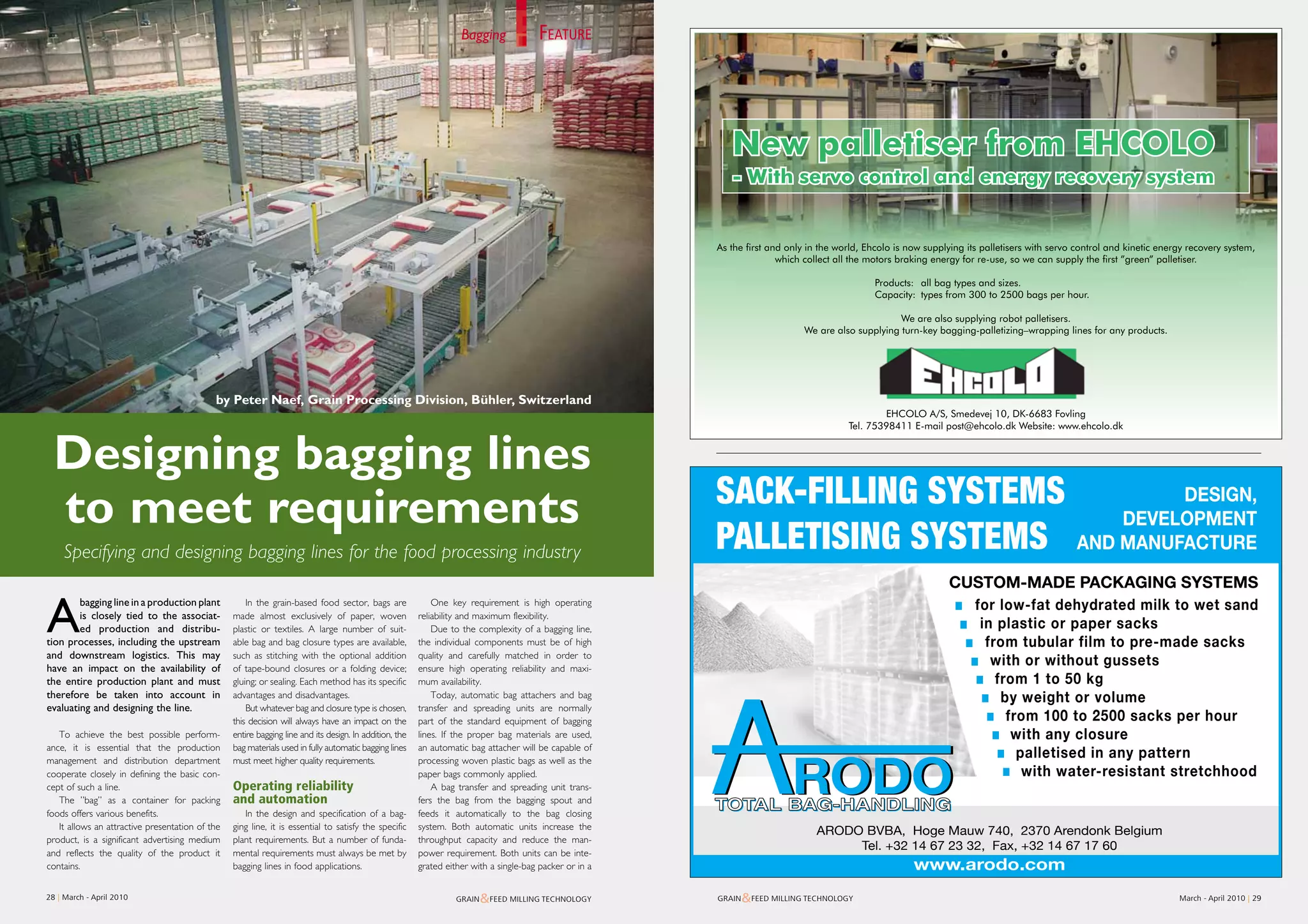 Designing bagging lines to meet requirements | PDF