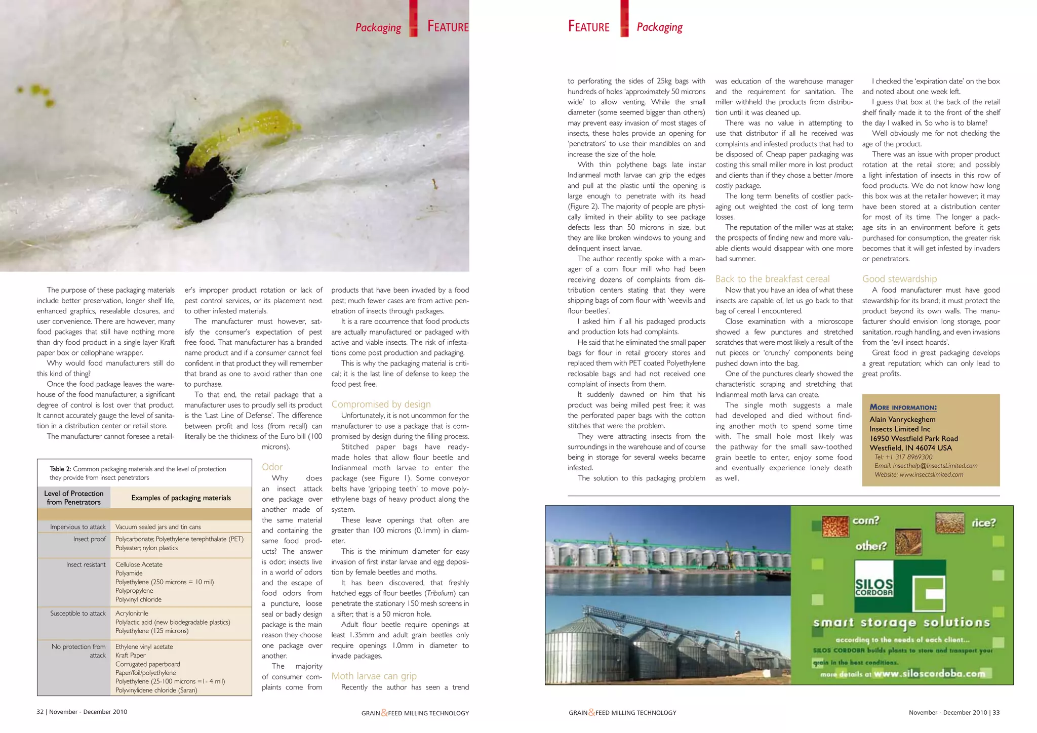 Insect-resistant packaging: The last line of defense | PDF