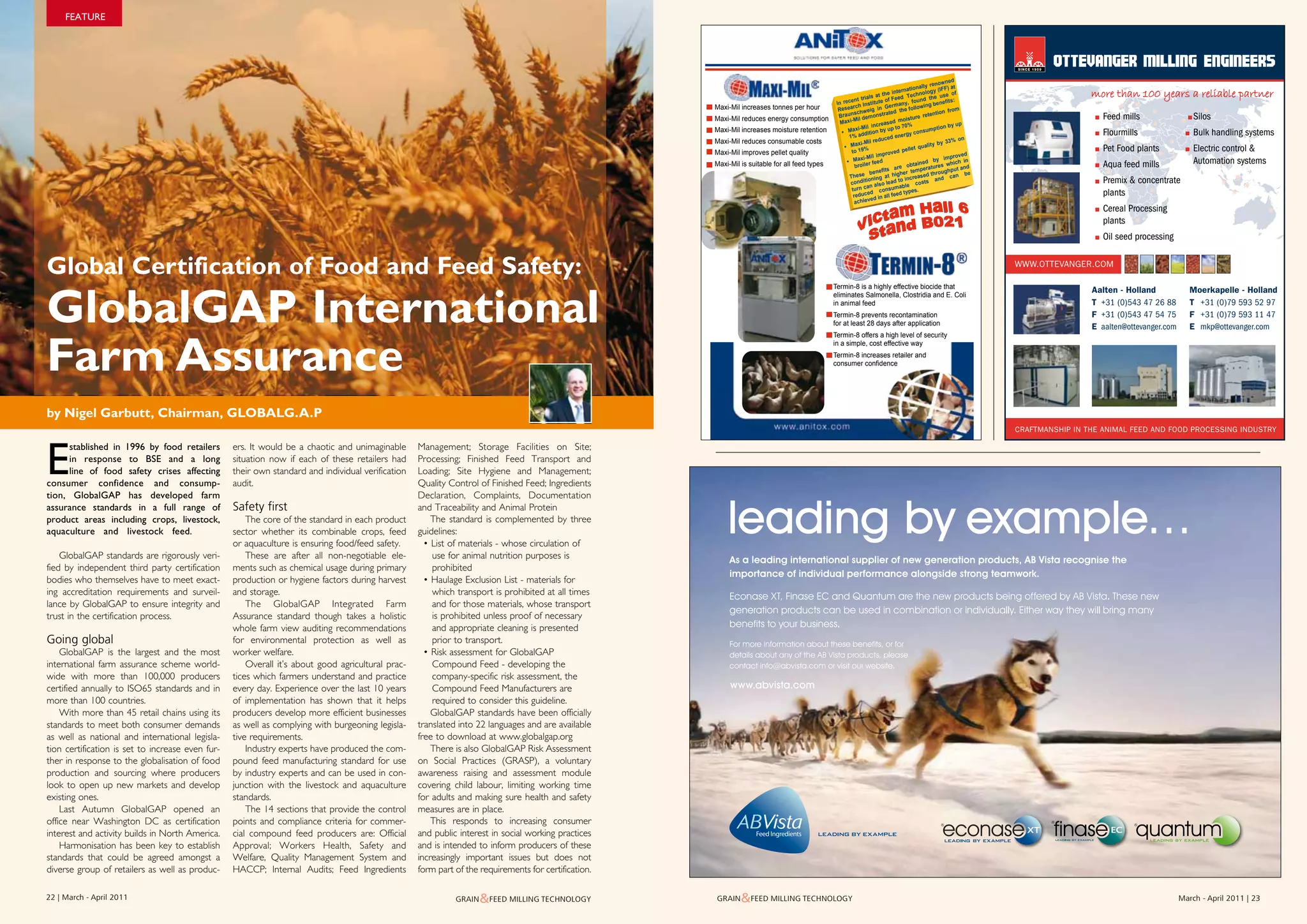 Global Certification of Food and Feed Safety: GlobalGAP International ...