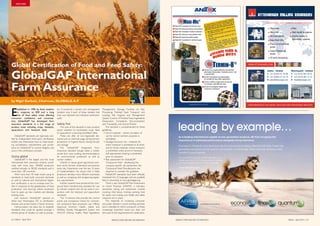 Global Certification of Food and Feed Safety: GlobalGAP International Farm Assurance | PDF ...