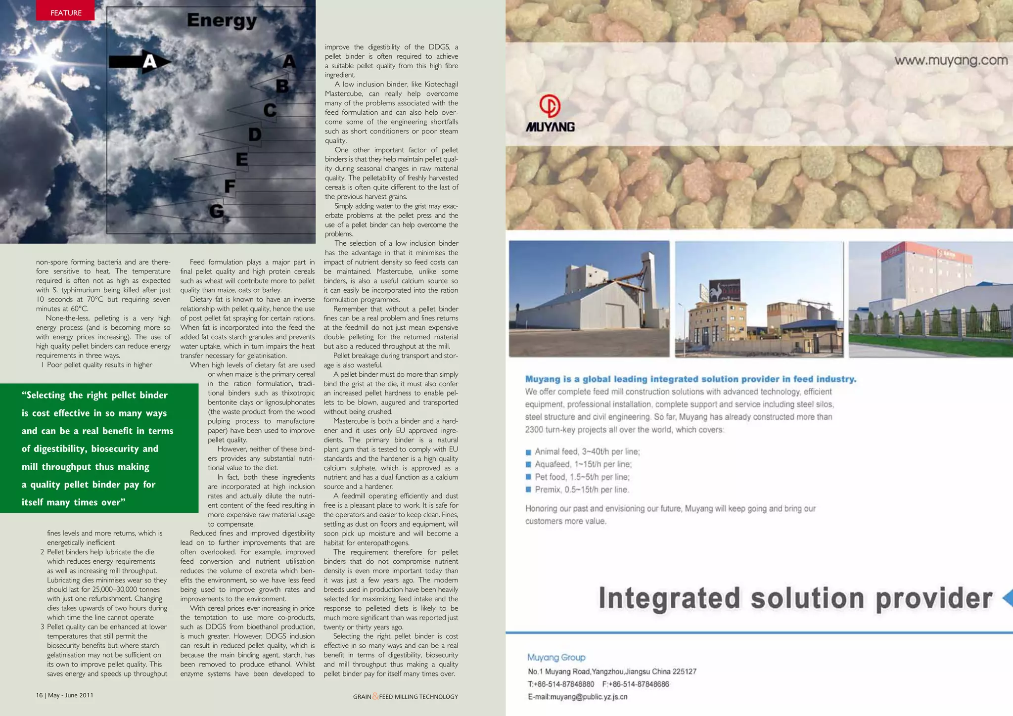 Pellet production to save energy, improve feed efficiency and safety | PDF