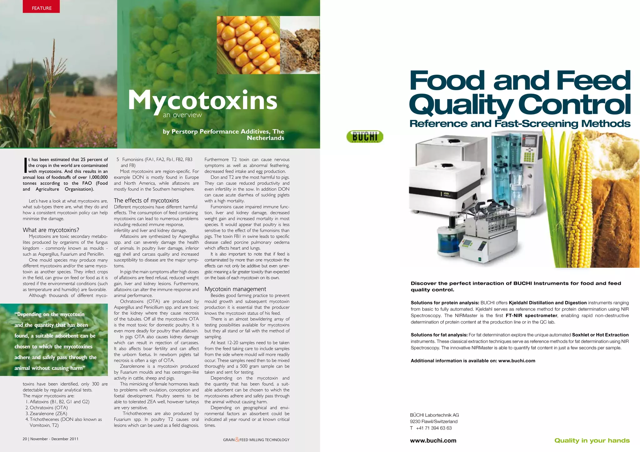 Mycotoxins an overview | PDF