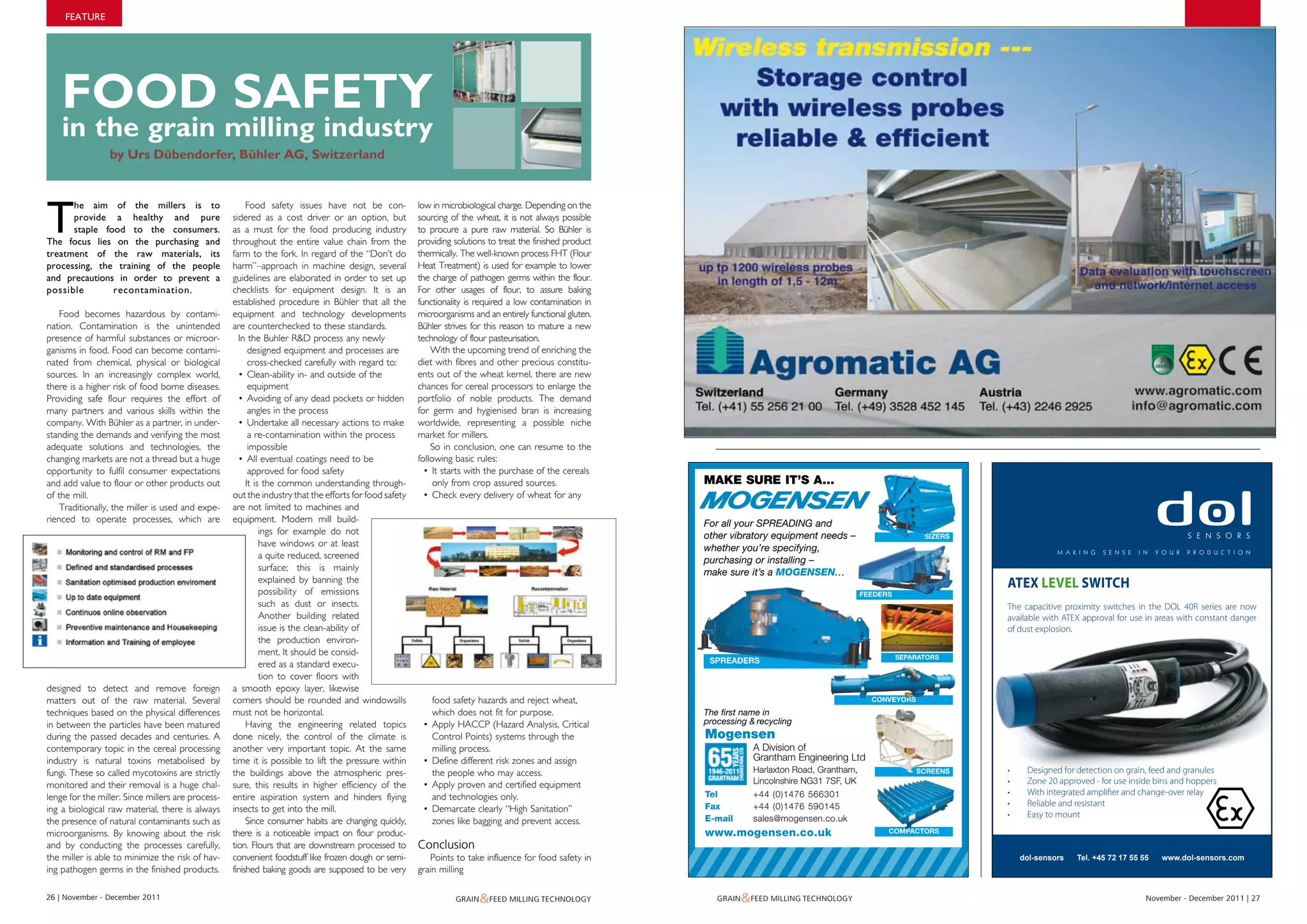 Food safety in the grain milling industry | PDF