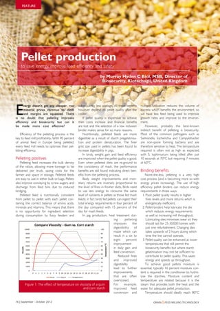 Pellet production to save energy, improve feed efficiency and safety | PDF