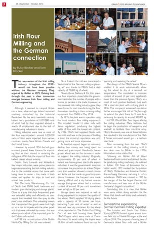 Irish Flour Milling and the German connection | PDF