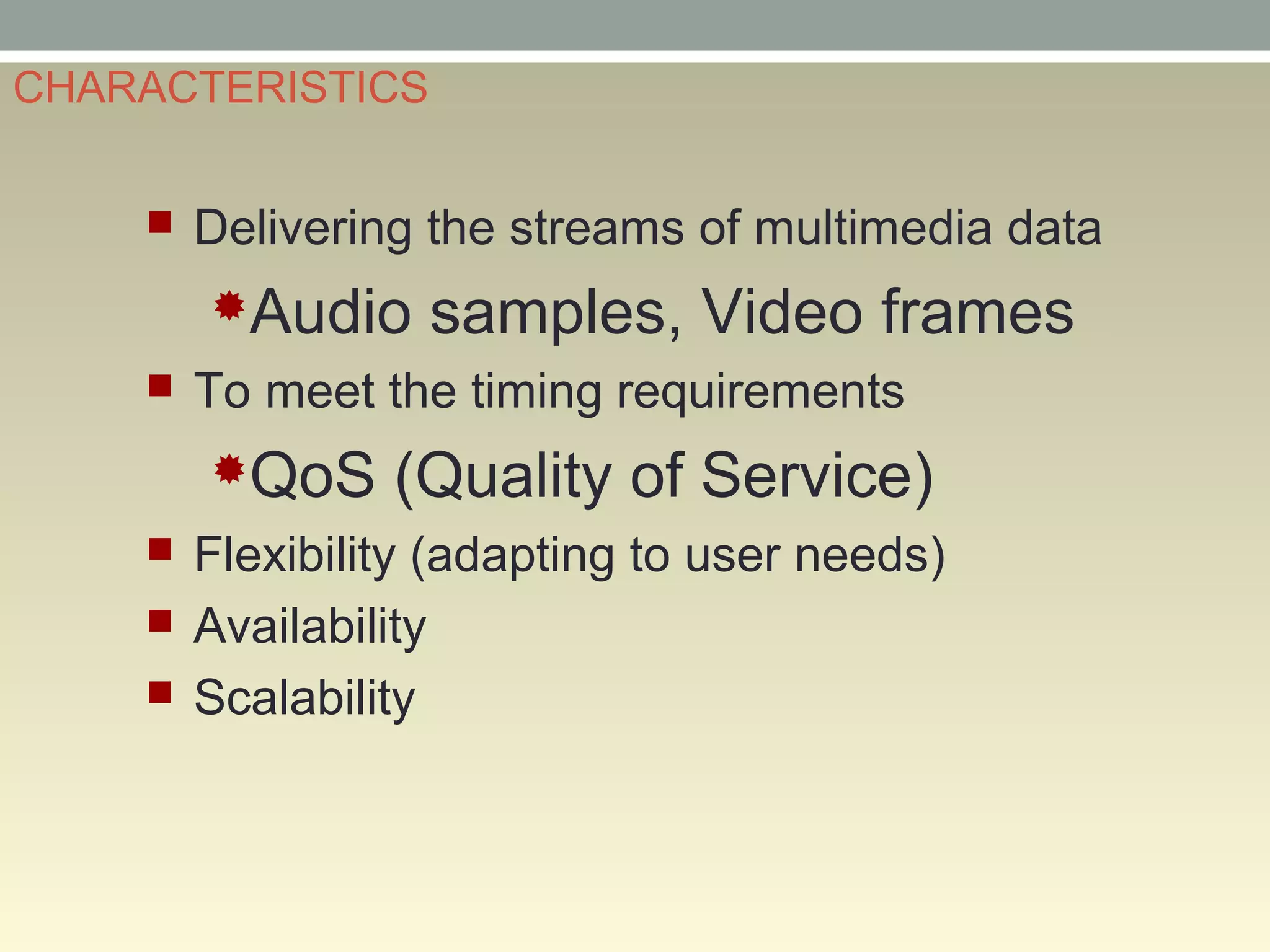Distributed Multimedia Systems(DMMS) | PPT